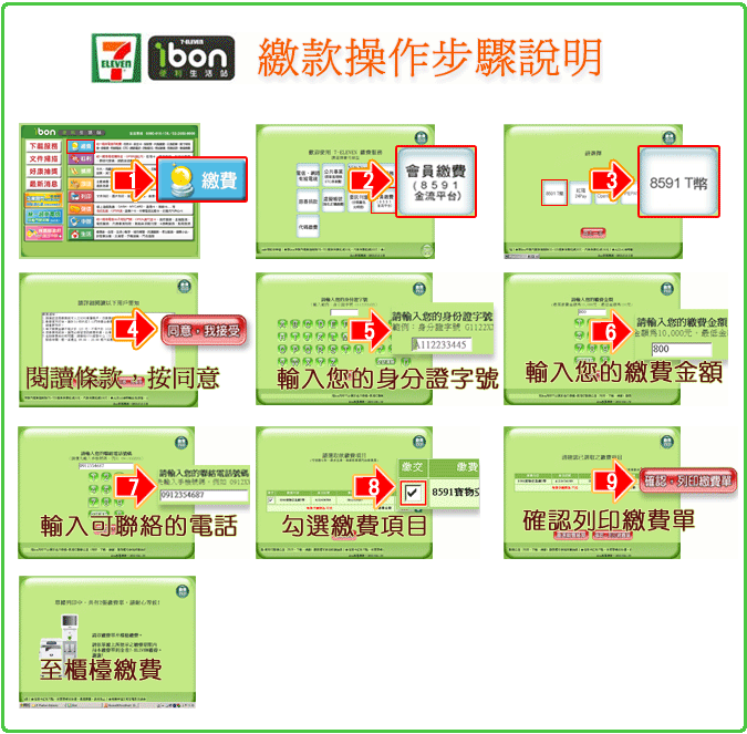 網站公告-7-11 ibon代收流程變更說明